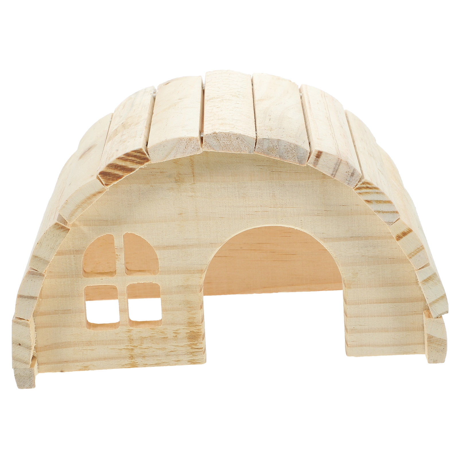1 set of Wooden Hamster House Hamster Hideout Small Pets Hideout ...