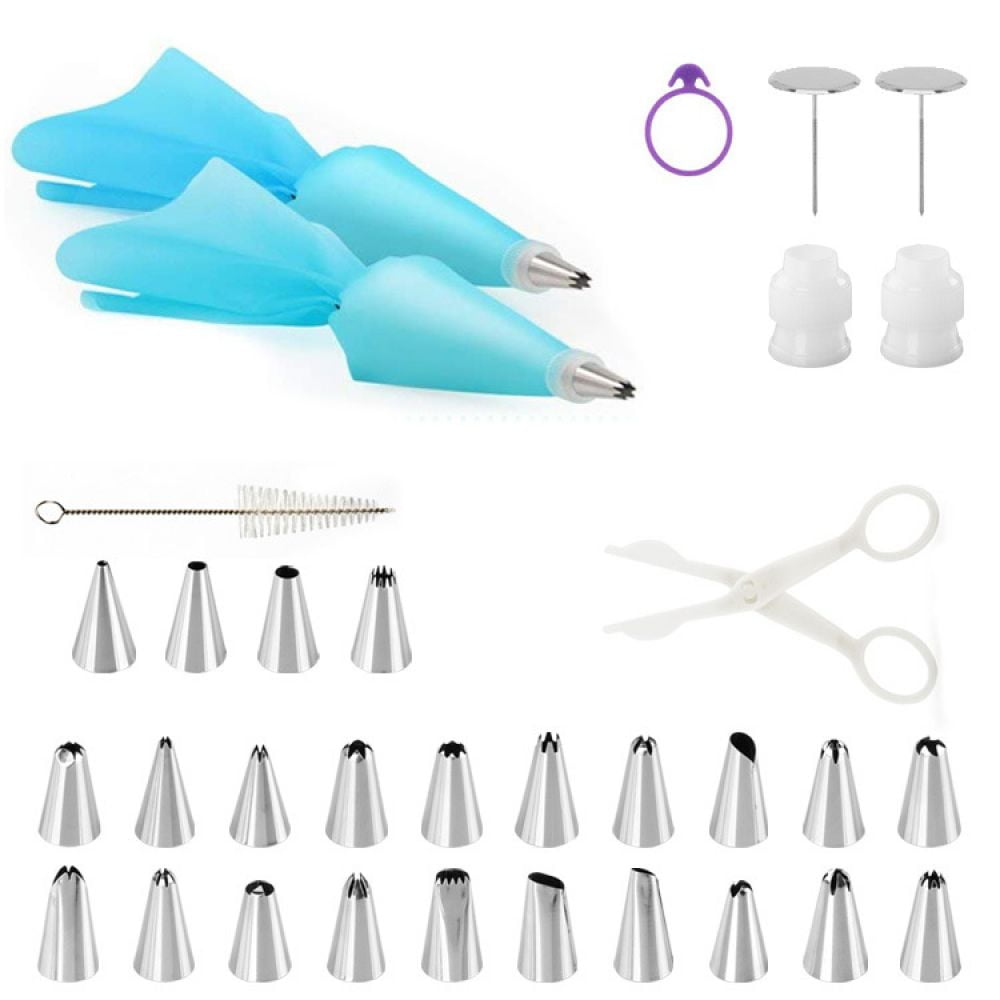 1 set of piping tips set 34-piece set of piping tips - Walmart.com