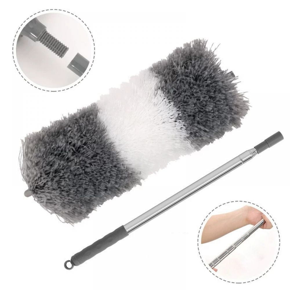 1 set of wool duster gray complete set (1.4 meters)-Color:style3 ...