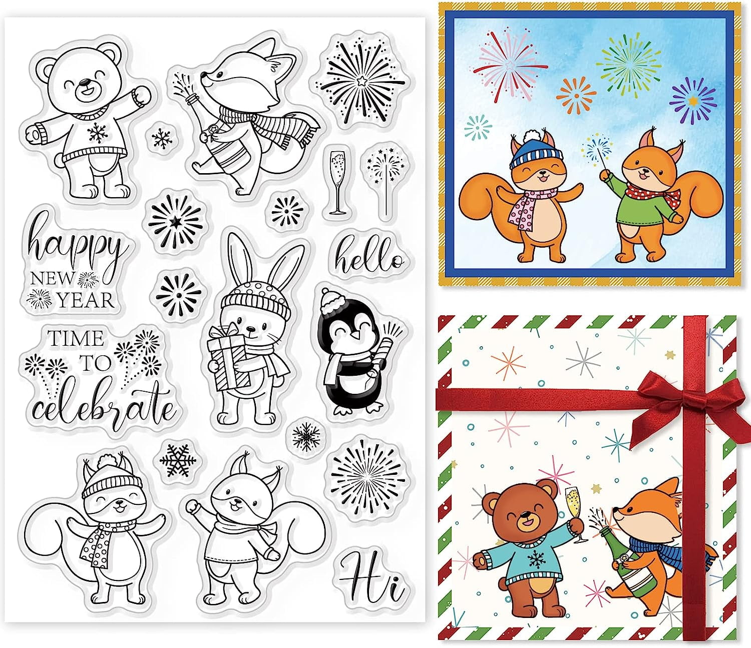 1 sheet PVC Plastic Stamps for DIY Scrapbooking Photo Album Decorative ...