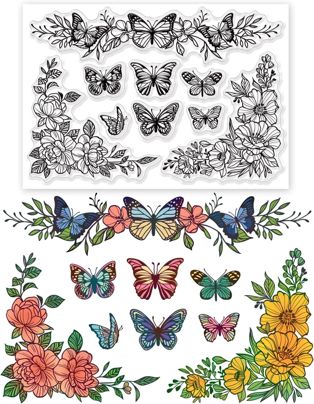 1 sheet Plastic PVC Plastic Stamps for DIY Scrapbooking Photo Album ...