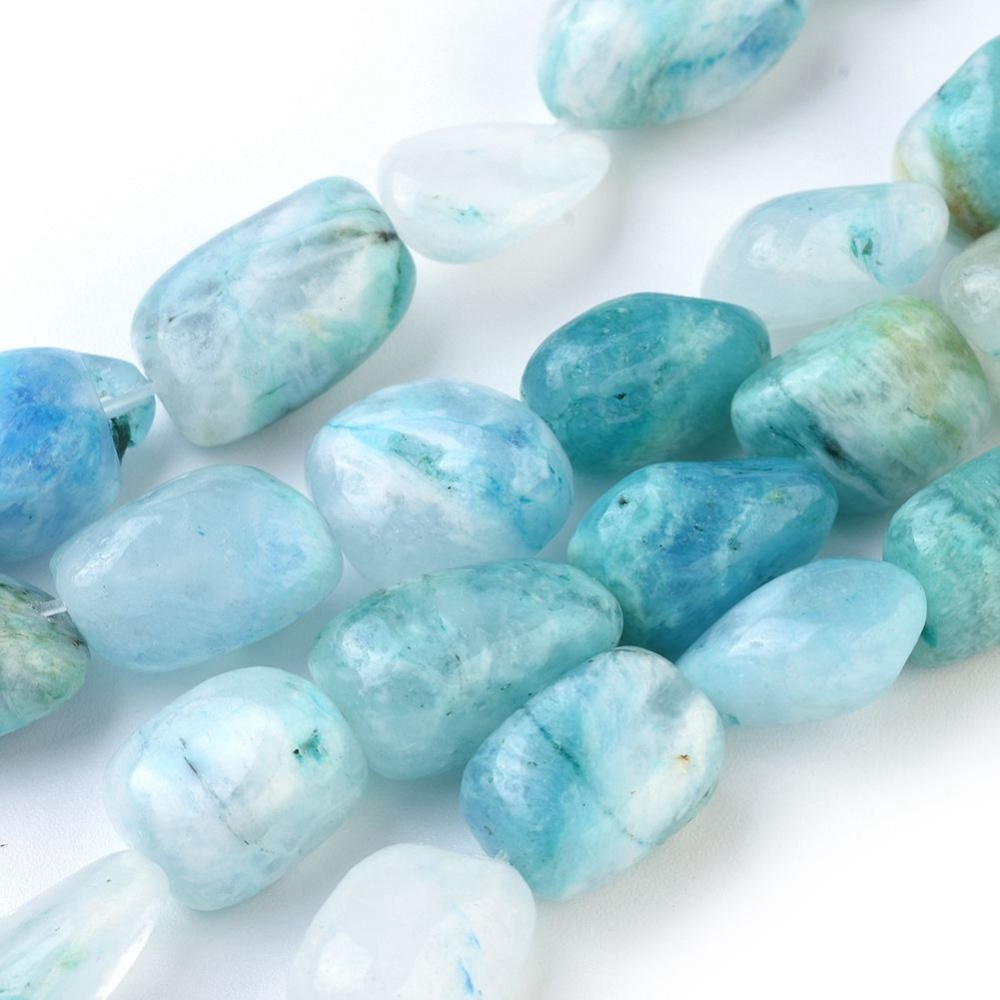 1 strand Natural Hemimorphite Beads Strands Tumbled Stone Nuggets 11 ...