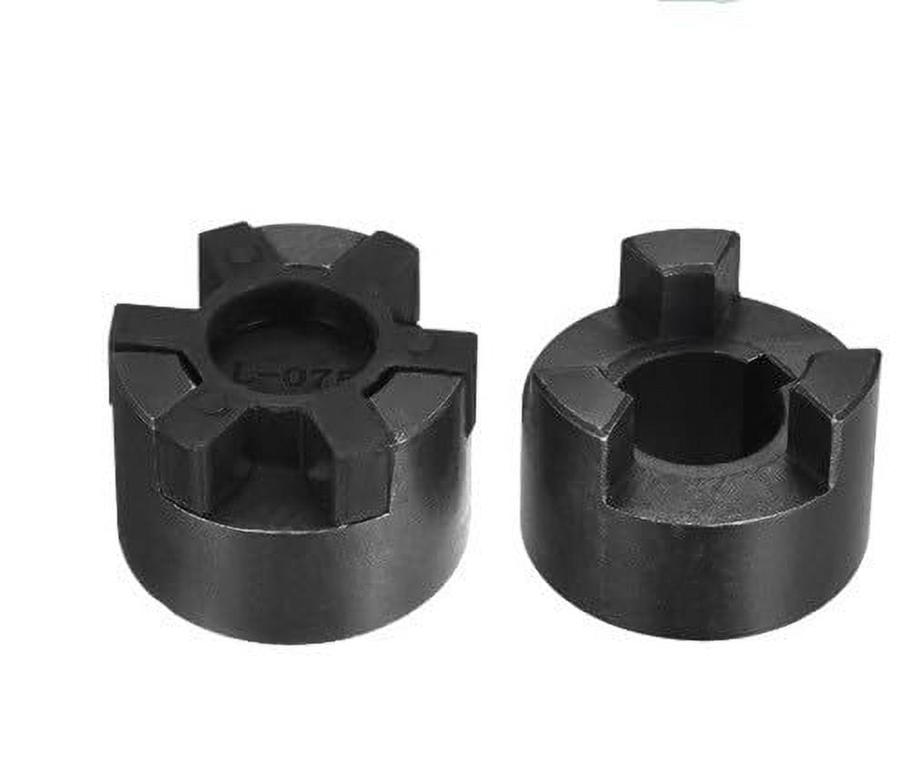 1" to 1/2" L075 Flexible 3-Piece L-Jaw Coupling Set & Buna-N, NBR ...