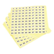 Polka Dots Numbers Stickers - Walmart.com