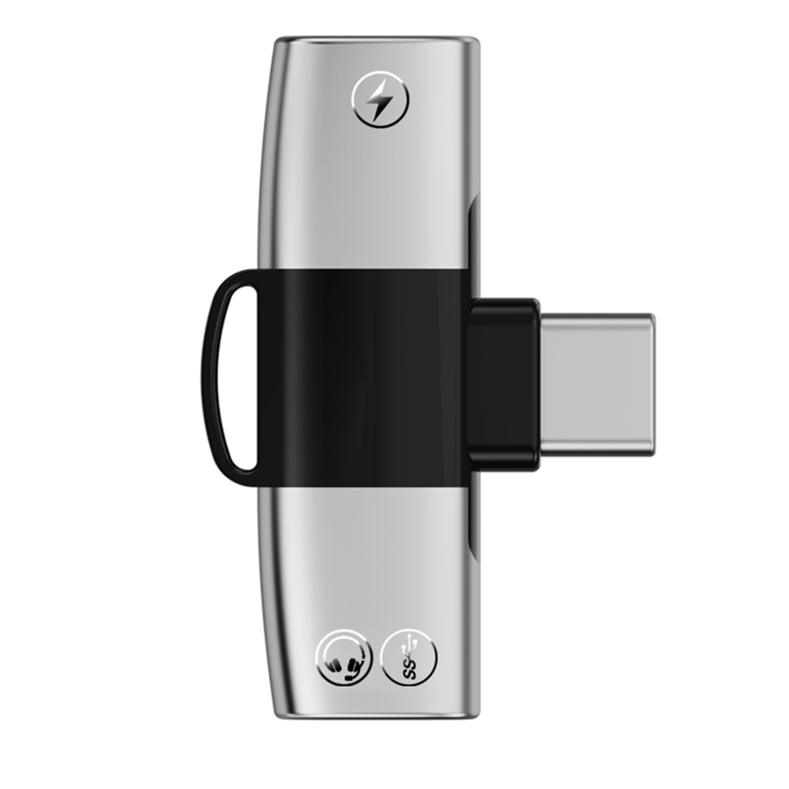 1 to 2 USB C Adapter USB C Male to 2 USB C Female Converter Support ...