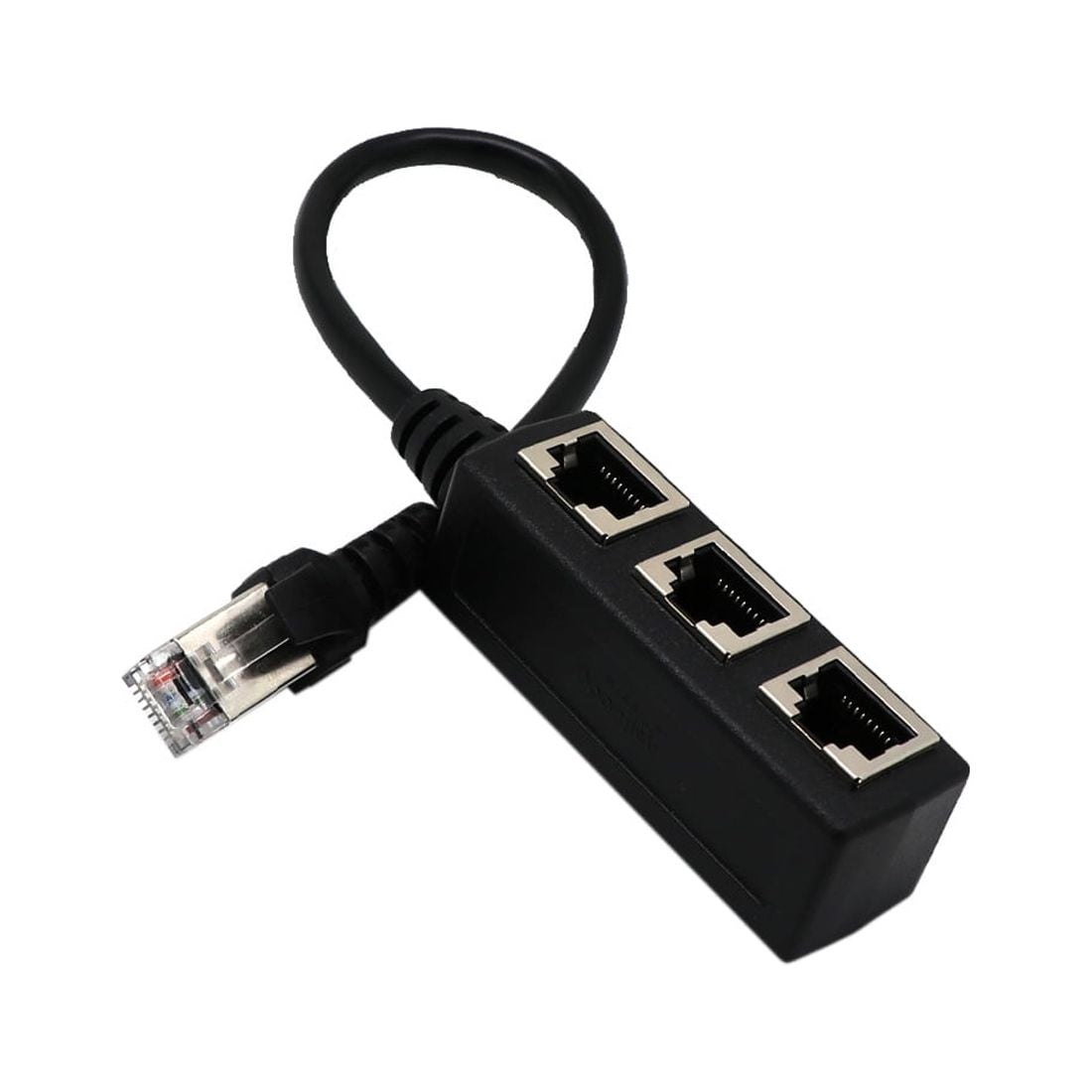 1 to 3 Socket LAN Ethernet Network RJ45 Plug Splitter Extender Adapter ...