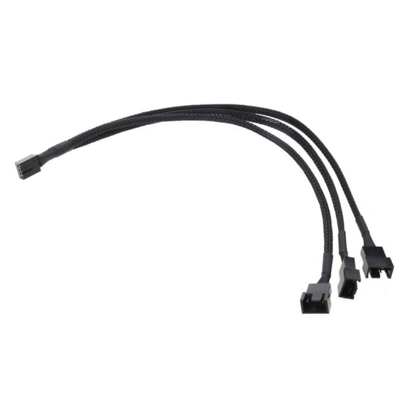 1 to 3 Splitter PC for Case Internal Motherboard Fan Hub 3-Pin PWM Fan ...