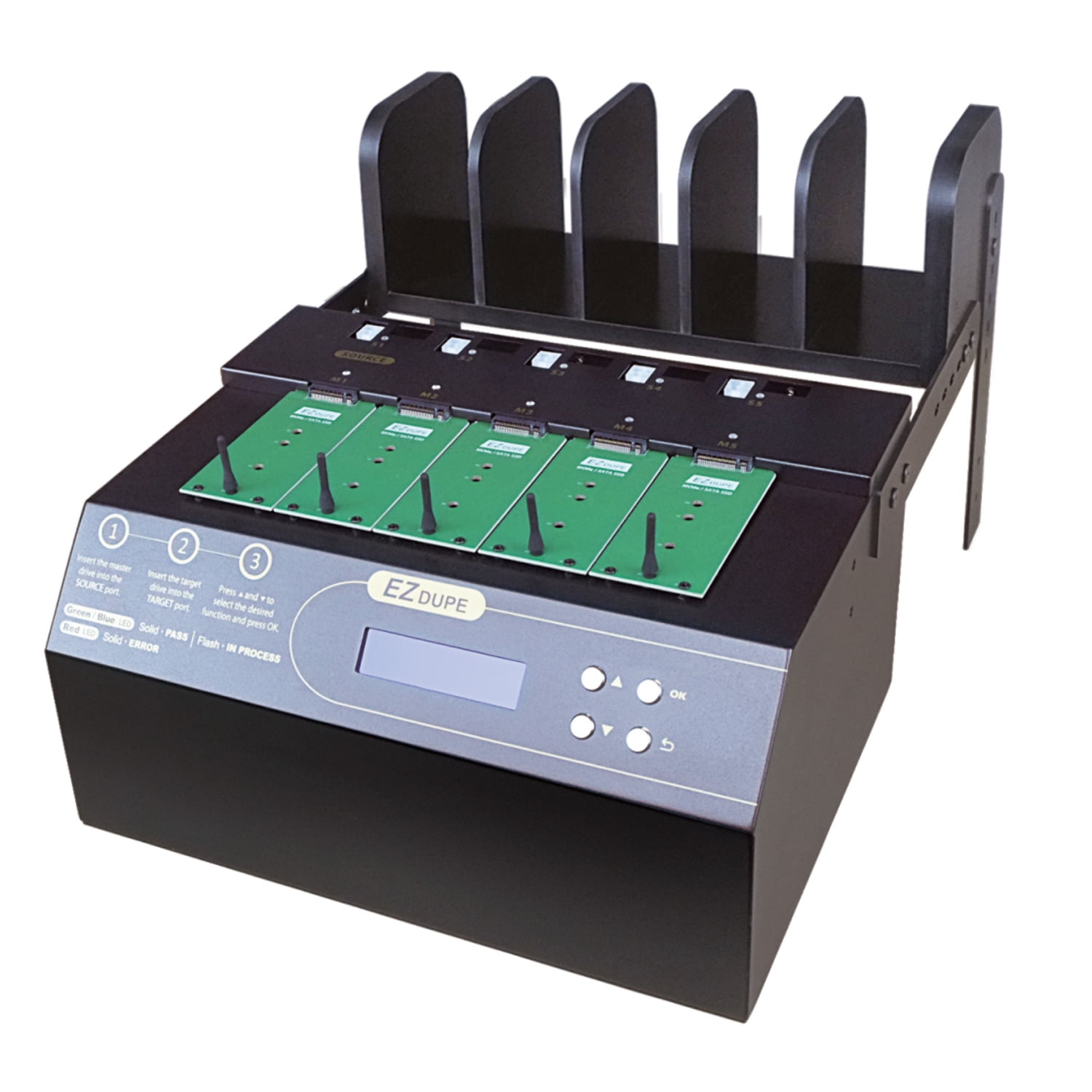 1 to 4 NVMe Cyclone PRO 300 - M.2 PCIe NVMe / M2 SATA SSD SATA Hard ...