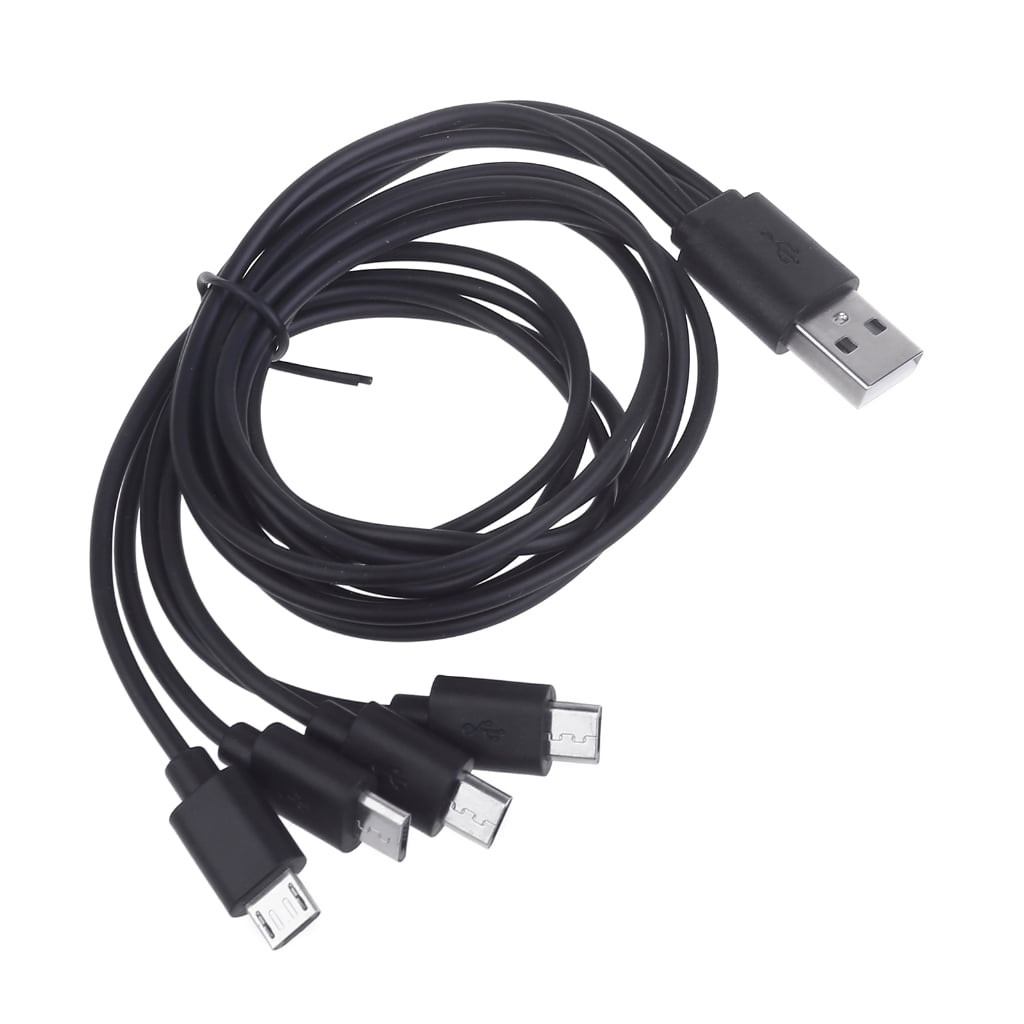 1 to 4 USB to MicroUSB Splitter Cable Usb to MicroUSB Converter ...