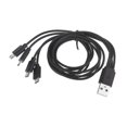 1 to 4 USB to USB Charging Cable for USB Rechargeable Battery - Walmart.com