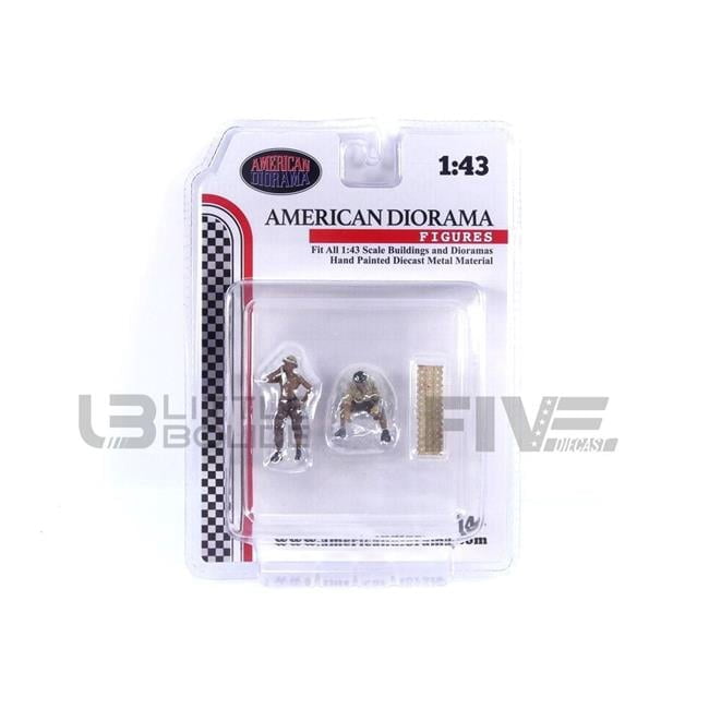 1 to 43 Scale 4 x 4 Mechanics Diecast Figure Set 1 for Model Car, 2 ...