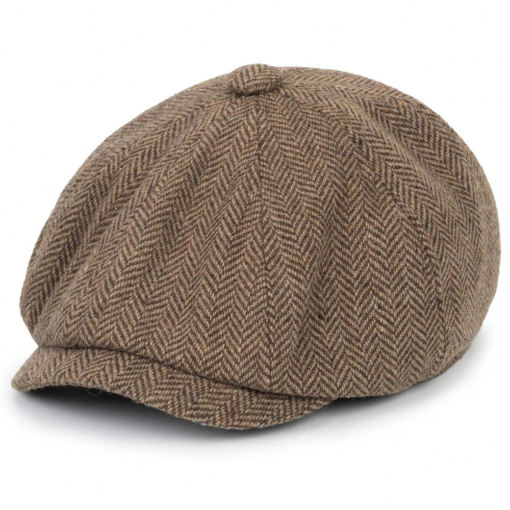 1 wool beret for boys and girls - vintage tweed flat-top beret ...
