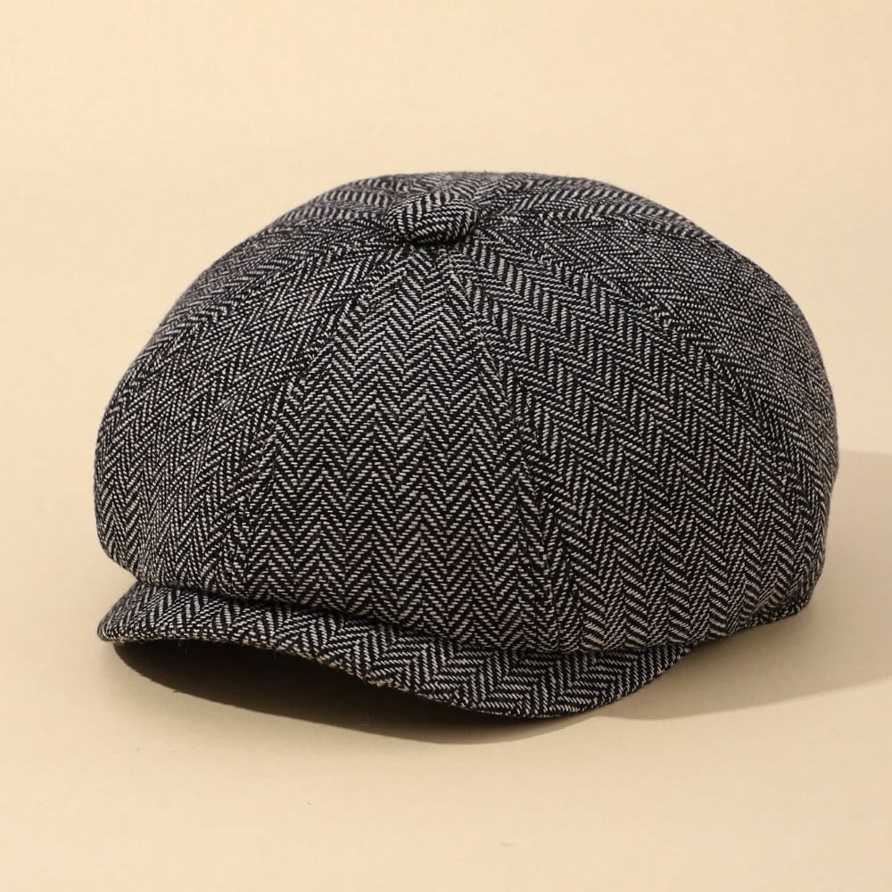 1 wool beret for boys and girls - vintage tweed flat-top beret ...