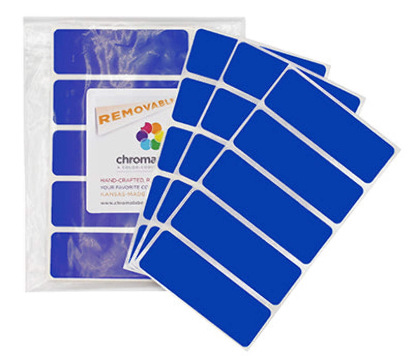 1" x 3" Removable Color-Code Rectangle Labels: 150/Pack - Walmart.com