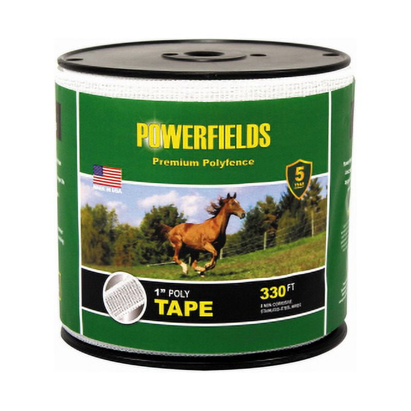 1" x 330' White Poly Tape Offers Good Visibility & Strength Making ...