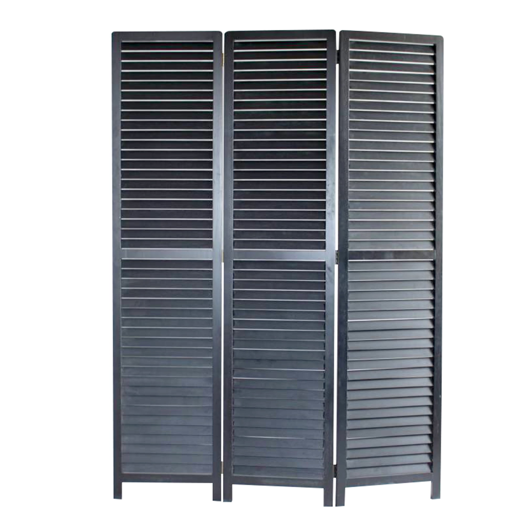 1" x 47" x 67" Black Wood Screen - Walmart.com