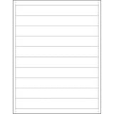 1 x 8 in. Plastic Label Holder Insert Cards - Walmart.com