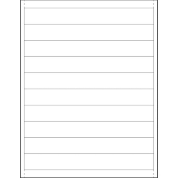 1 x 8 in. Plastic Label Holder Insert Cards - Walmart.com