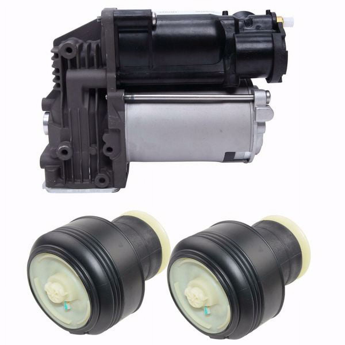 1 x Air Compressor Pump 2 Rear Air Suspension Bags Fit for BMW X5 E70 ...