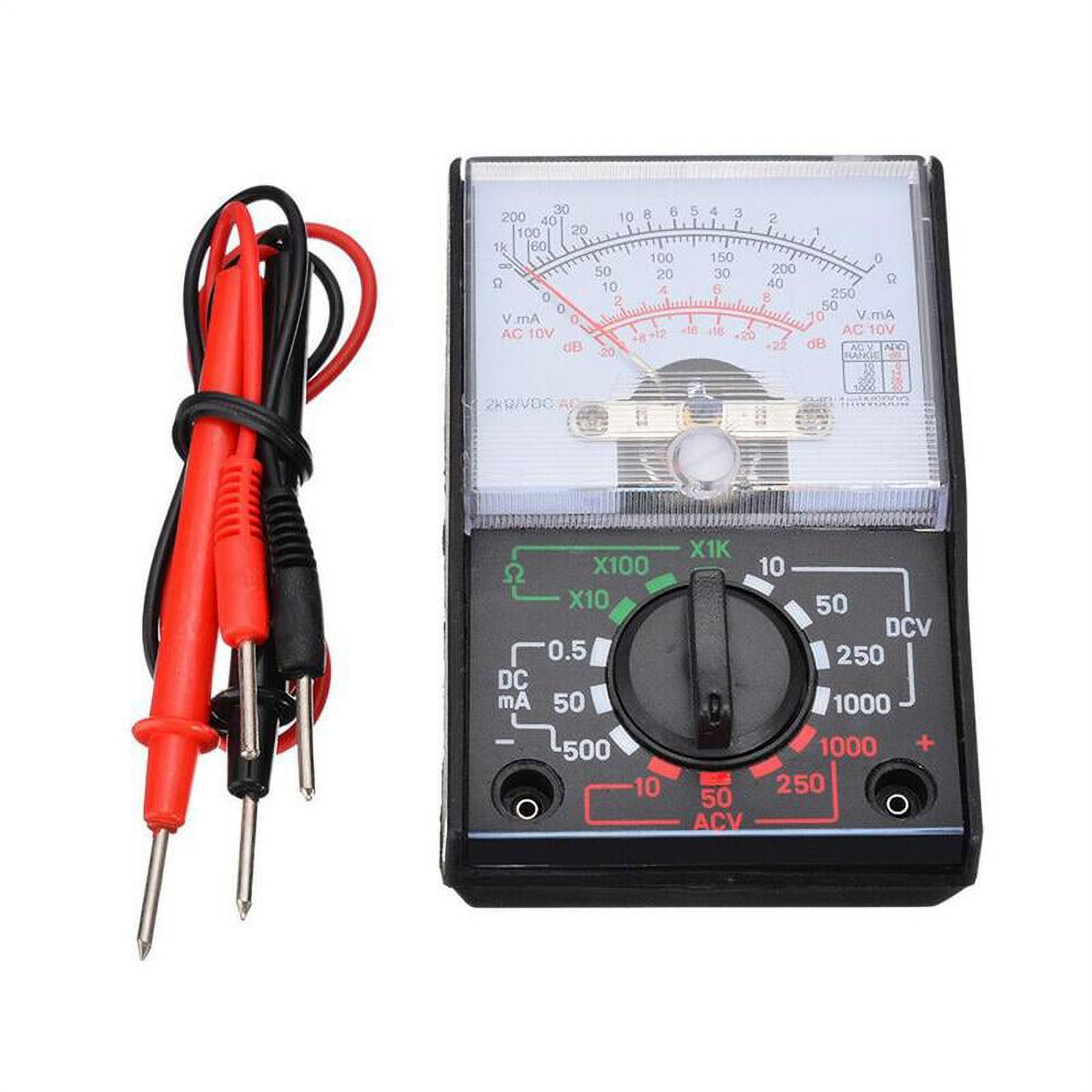 1 x Electrical Analogue Multimeter Volts Ohm Circuit Test New H5N2 ...