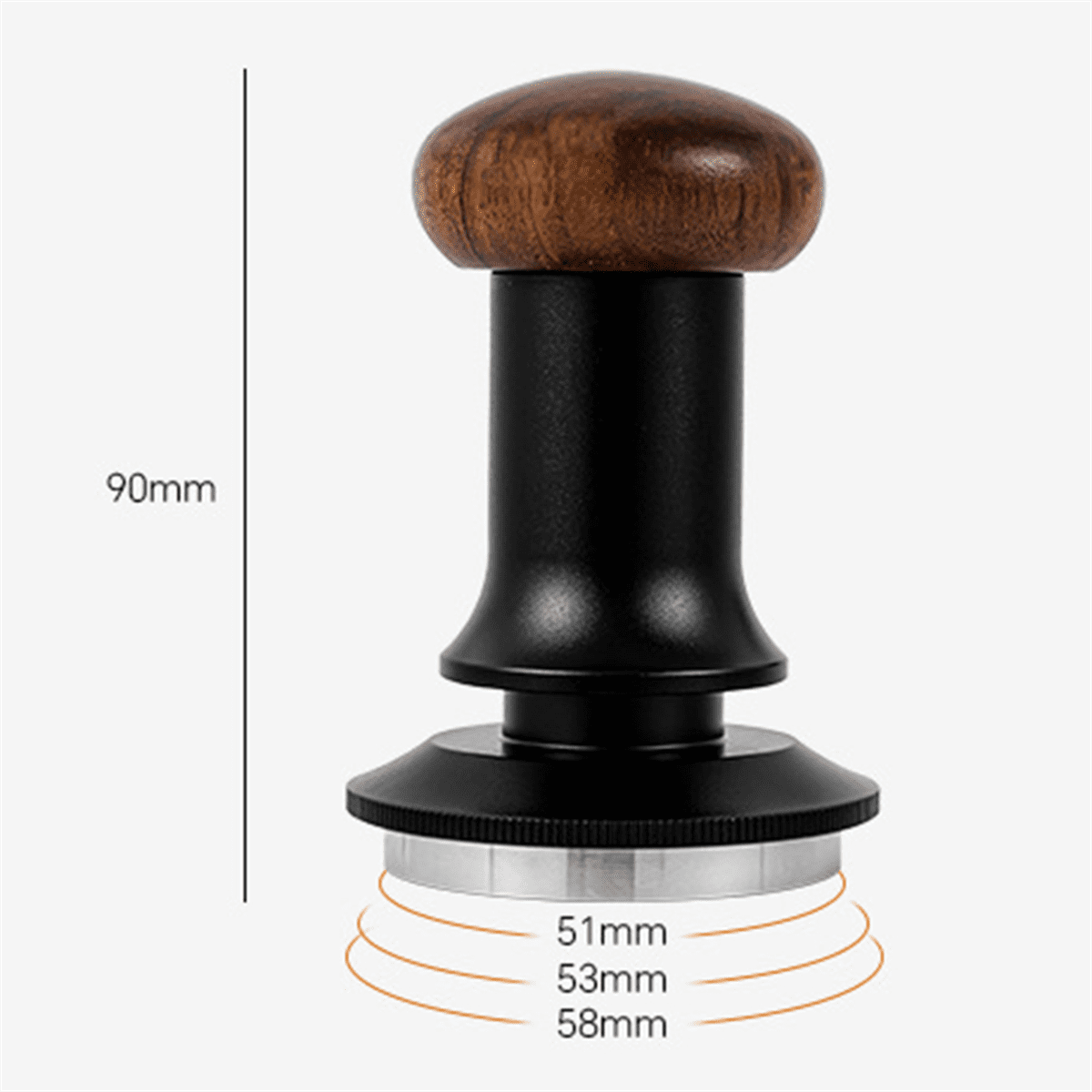 1 x Espresso Tamper-Black - Walmart.com