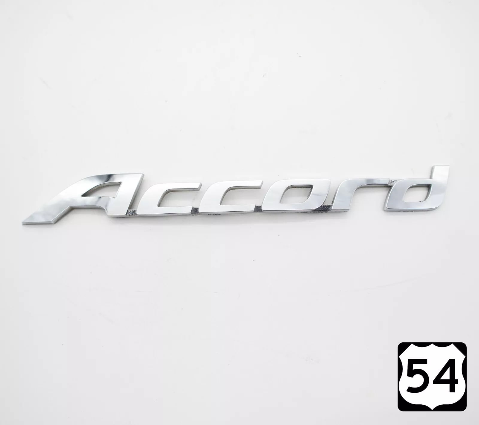 Fit for 08-17 Accord: 3D Replacement Sticker Emblem, Rear Trunk Chrome ...