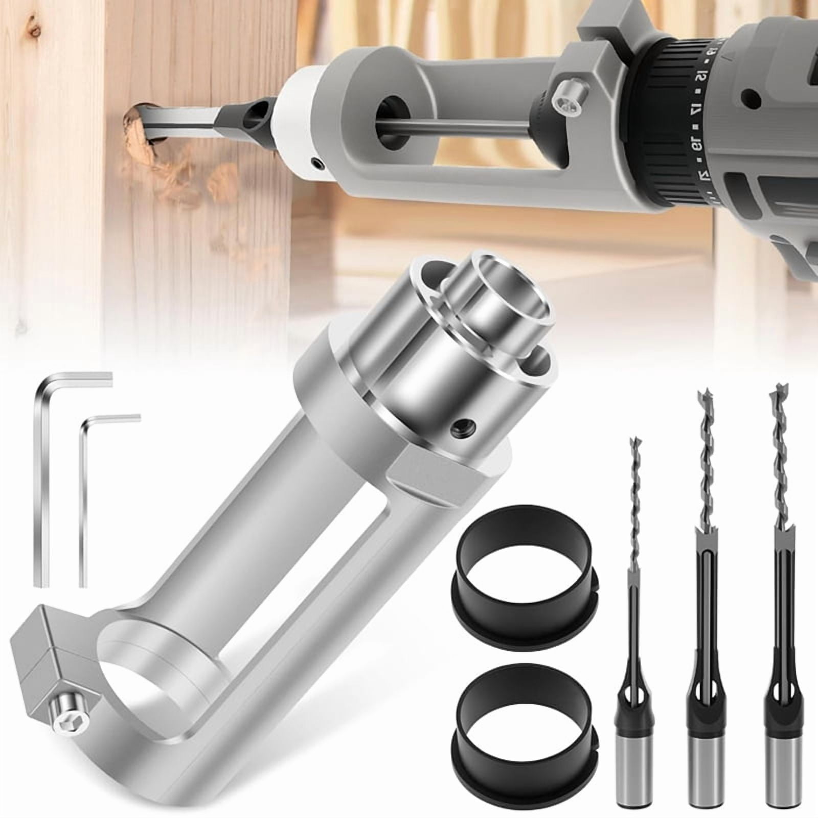 1 x Fixing frame 2 x Wrench 3 x Drill bit 2 x Fixing ring-As shown ...