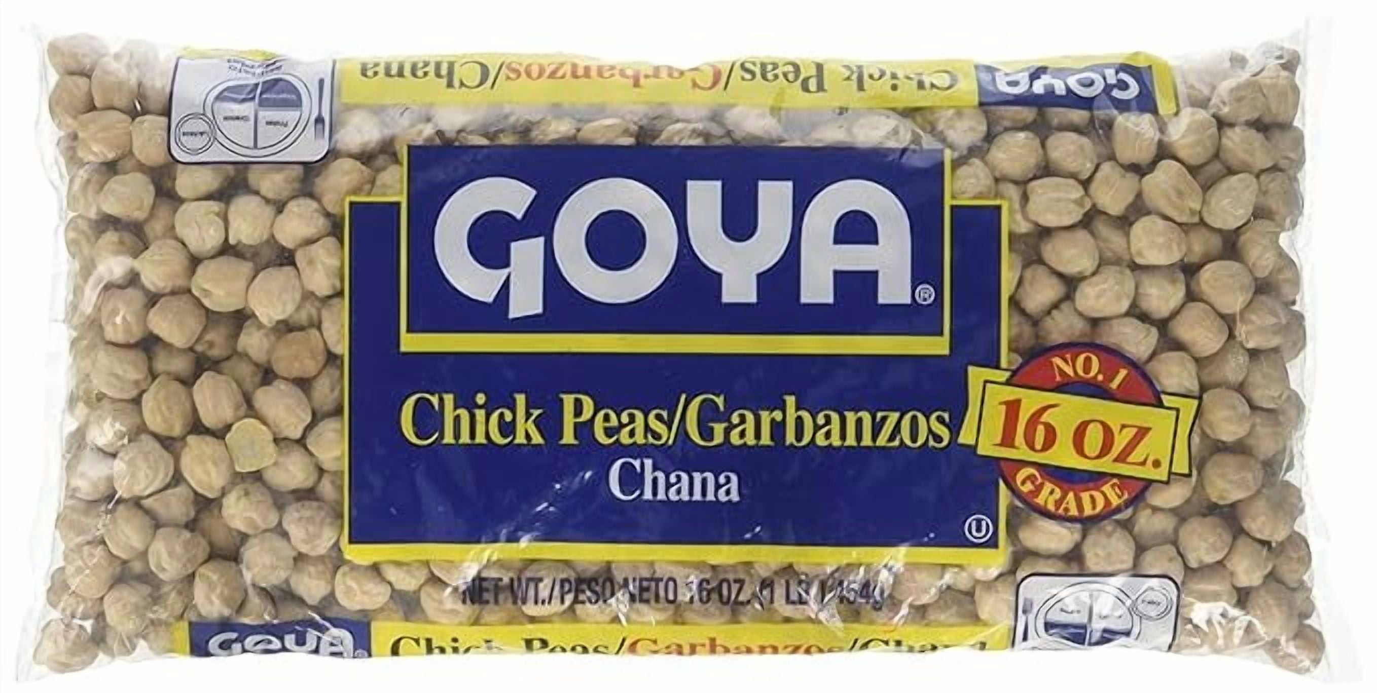 1 x Goya Chick Peas, Garbanzo Beans, Dry, 1 Pound Bag - Walmart.com