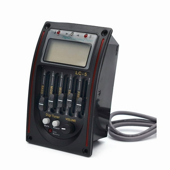 1 x Guitar Pickup-Black & Red - Walmart.com