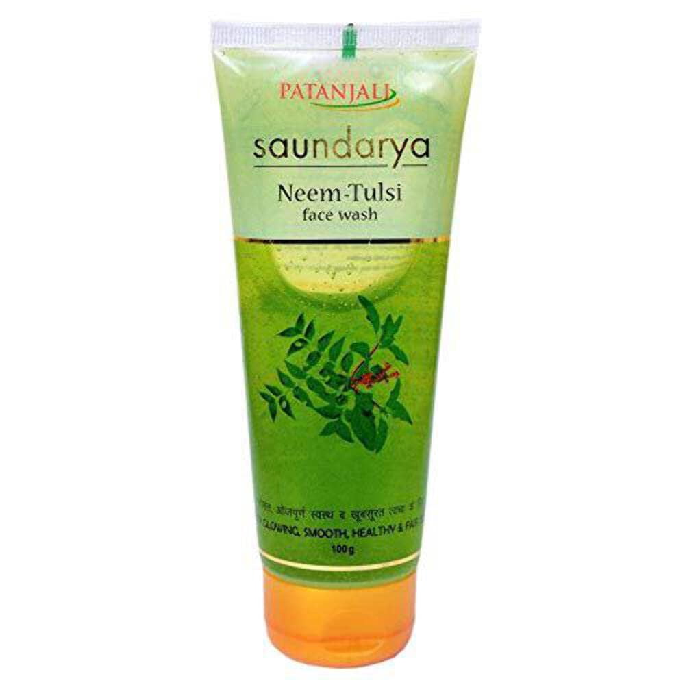 1 x Patanjali neem Tulsi Face Wash 100 g - Walmart.com