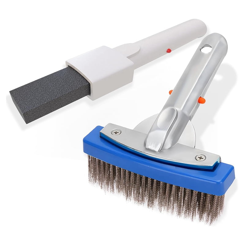 1 x Pool Pumice Stone 1 x Pool Brush-As Shown - Walmart.com