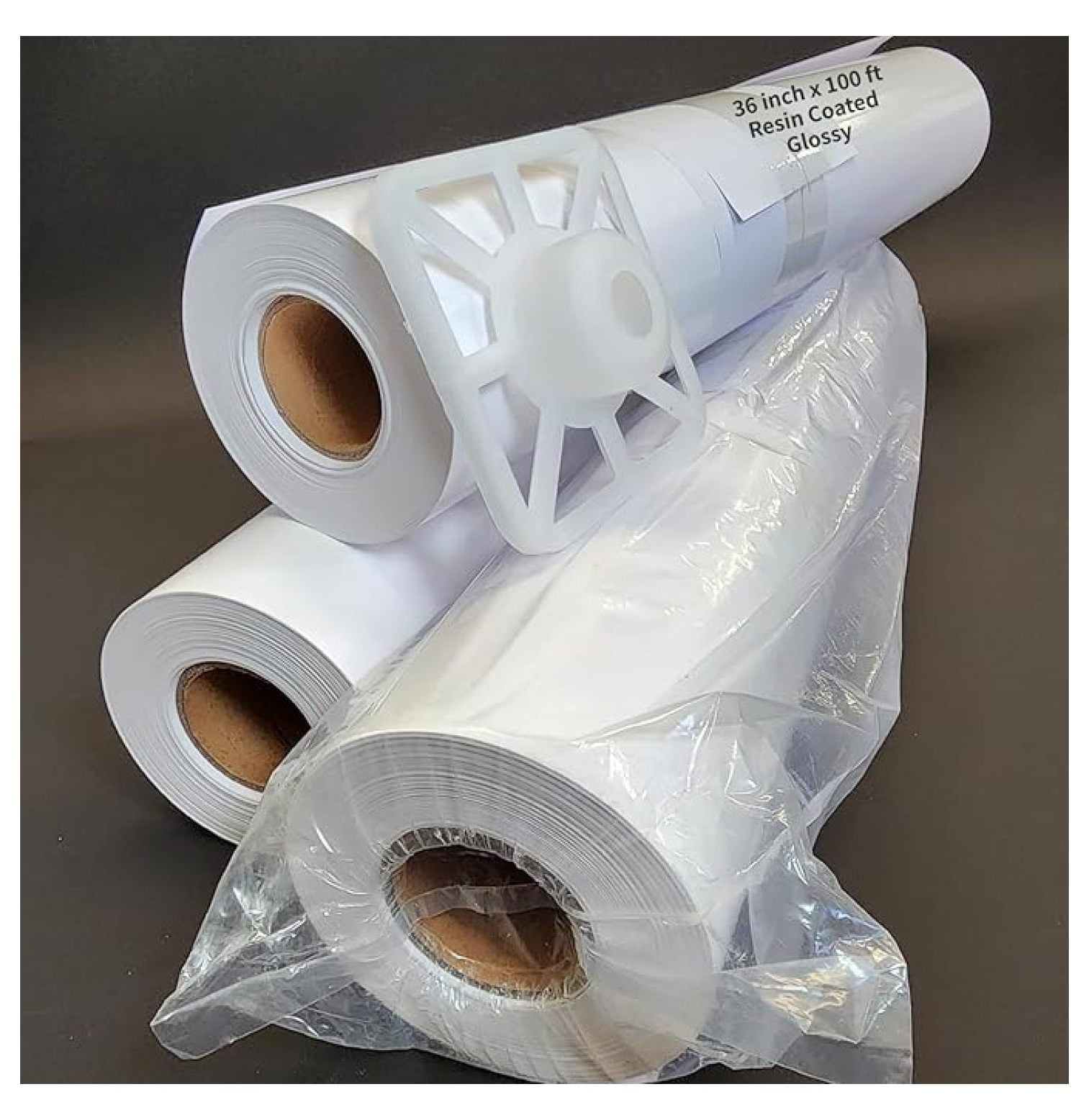 1 x Premium RC Glossy Photo Paper Roll 36 inch x 100 ft. 250 gsm ...