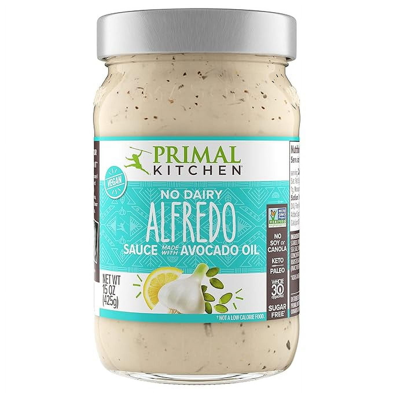 1 x Primal Kitchen, Alfredo Sauce Avocado Oil No Dairy, 454 Gram ...