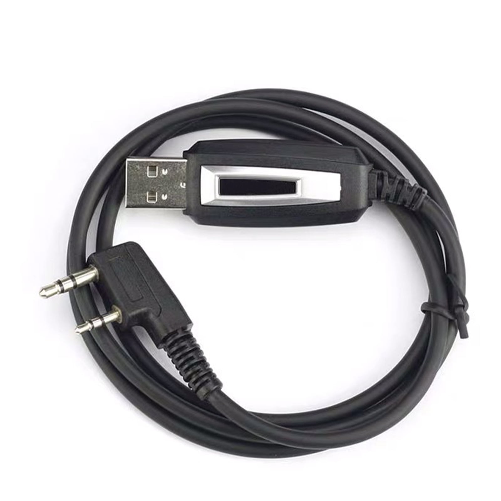 1 x Programming Cable + CD, Walkie Talkie Programming Cable 50KM USB For 2 Way Radio UV-5R BF ...