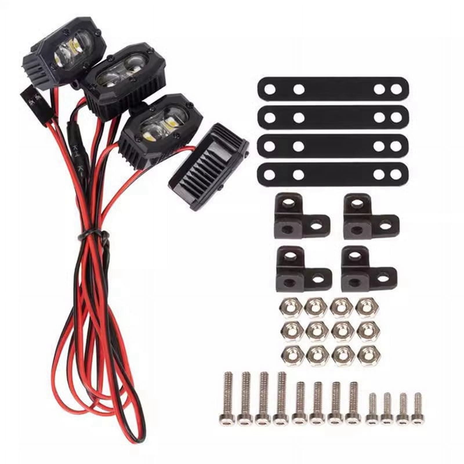 1 x RC Car Lights LED Spotlight Kit-Black - Walmart.com