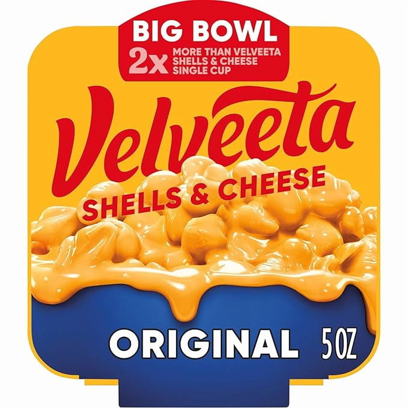 1 x Velveeta Shells & Cheese Original Shell Pasta with 2X the Creamy ...