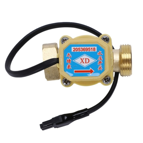 1 x Water Flow Sensor Switch-Copper Tone, Yellow - Walmart.com