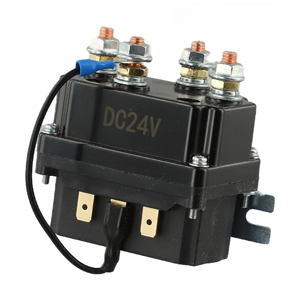 1 x Winch Electromagnetic Relay 24V 250A Winch Magnetic Contactor Relay ...