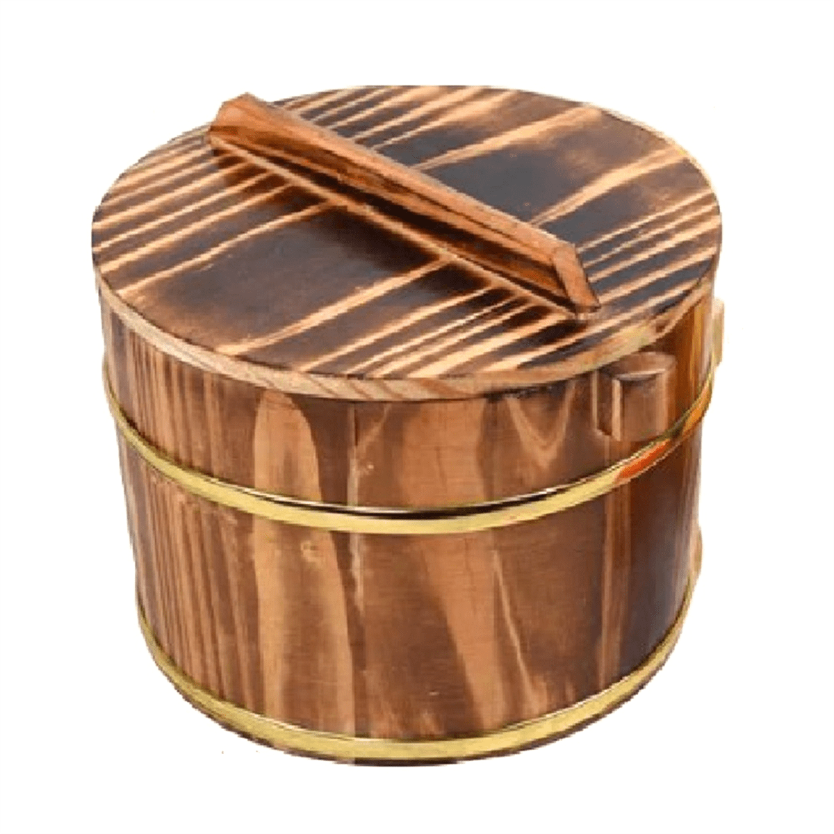 1 x Wooden Barrels With Lid-As Shown - Walmart.com