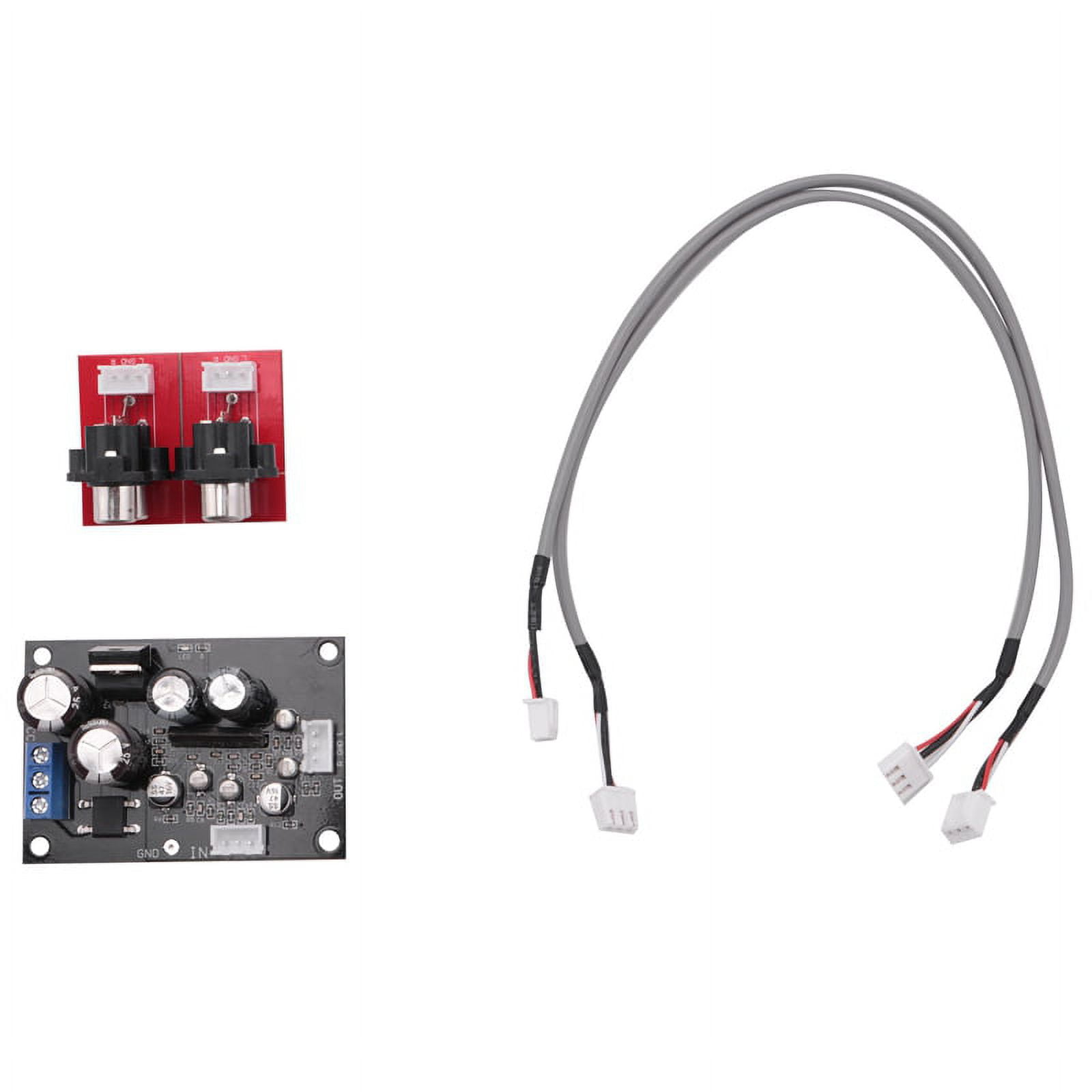1 x amplifying board 2 x lotus sockets with 300mm shielded wire-Black ...