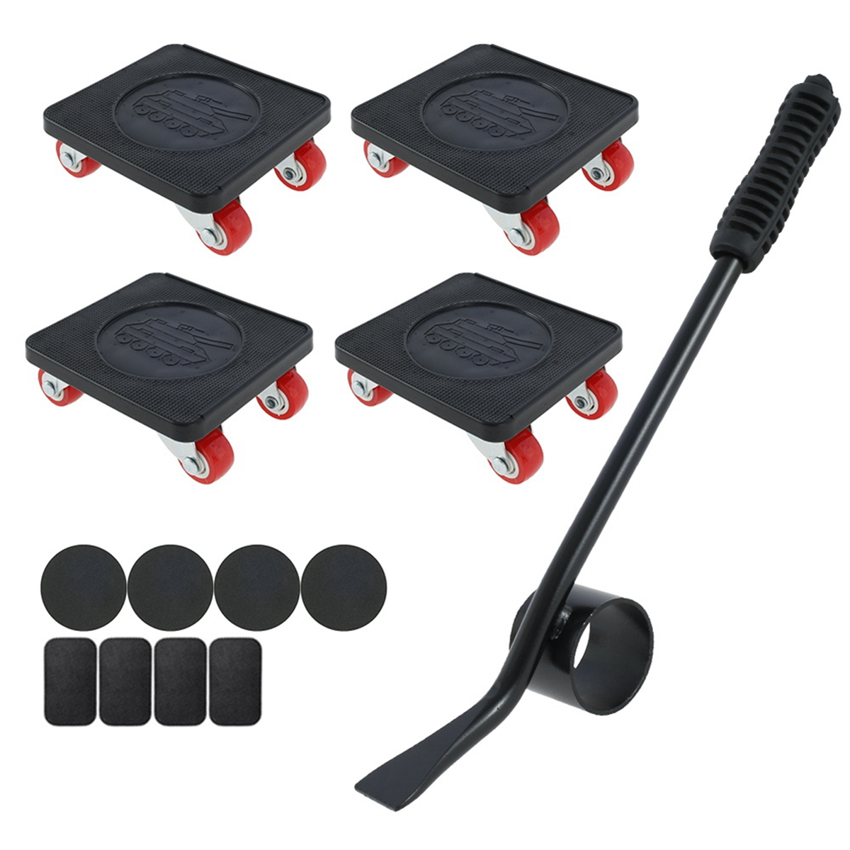 1 x crowbar 4 x Mover 4 x square spacer 4 x round spacer-Black&Red ...