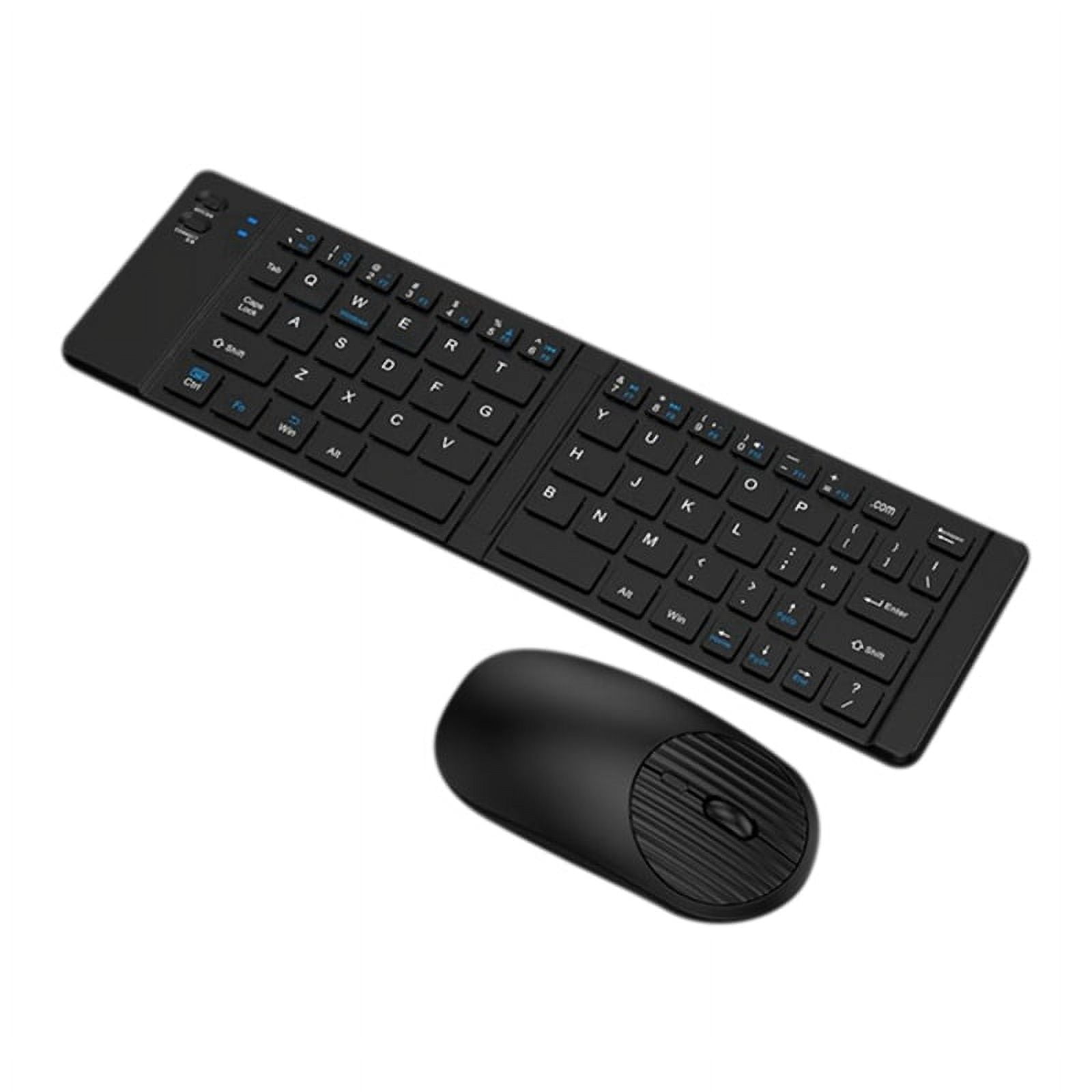 1 x wireless bluetooth keyboard and mouse set-Black - Walmart.com