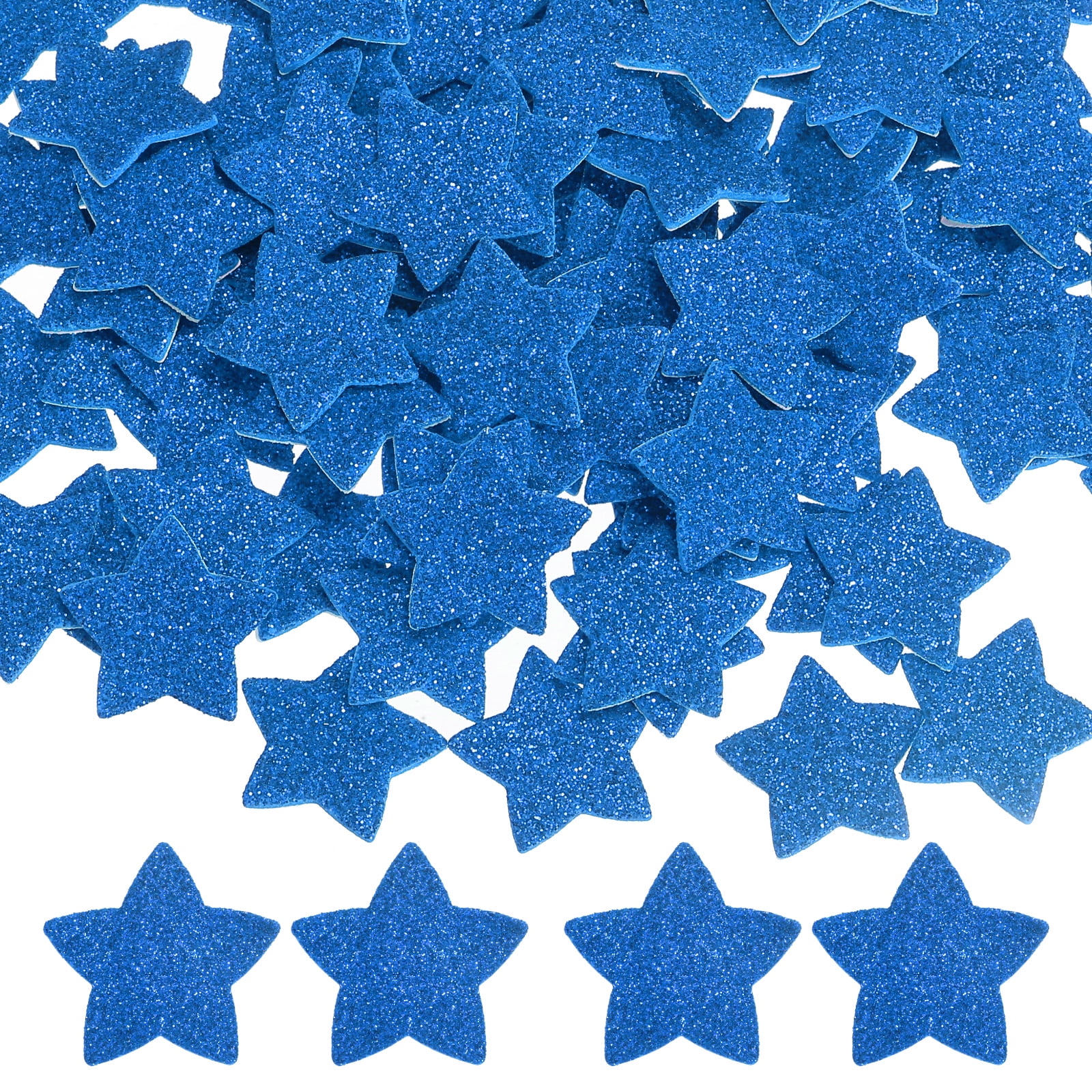 1"x1" Star Foam Stickers, 120Pcs EVA Self Adhesive Glitters Foam Shape ...