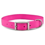 Jeffers Pet Solid Nylon Dog Collars, Hot Pink, 1"Wx20"L – Adjustable ...