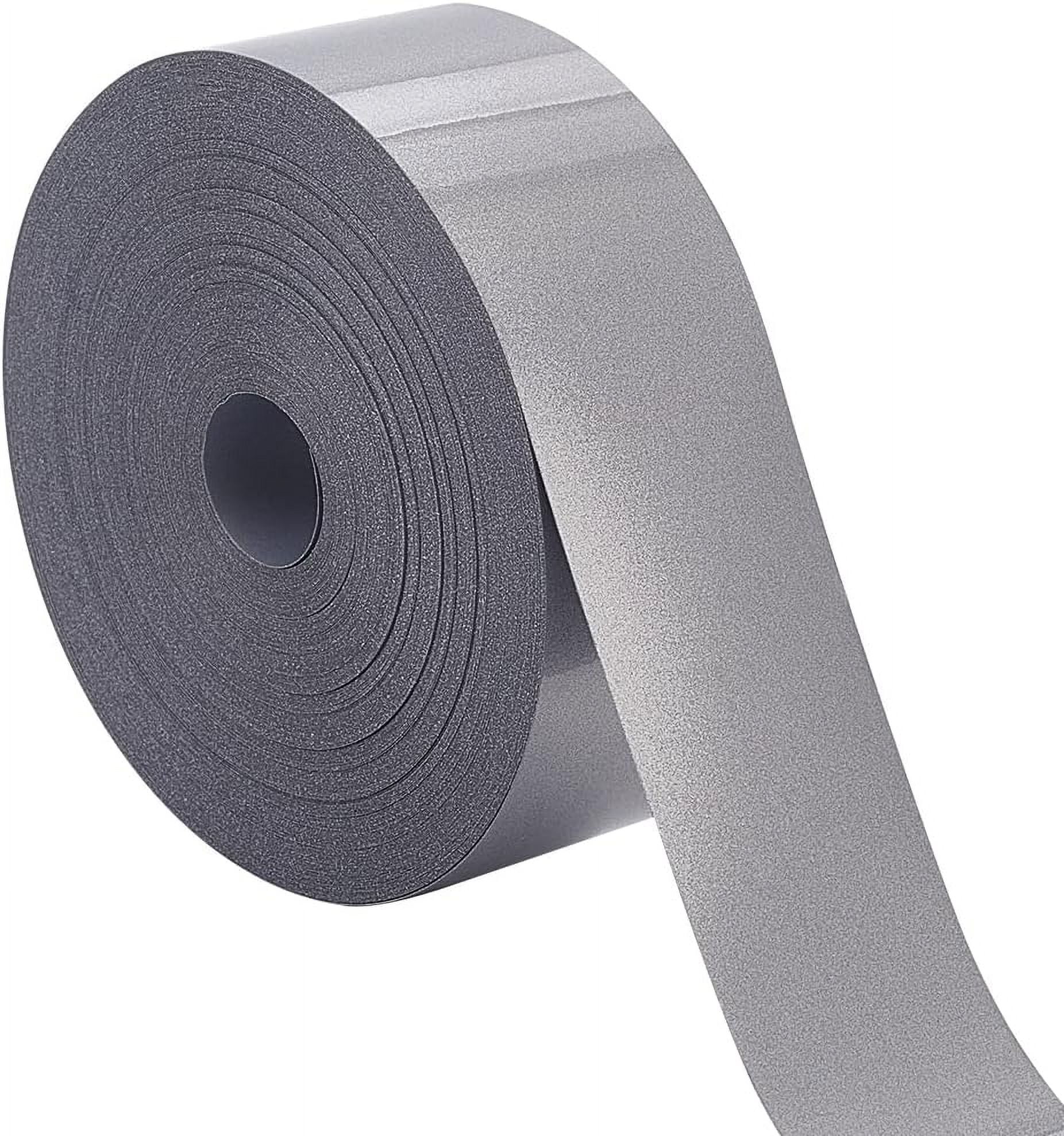 1" x27 Yards Black Iron on Reflective Tape TC Hot Melt High Visibility ...