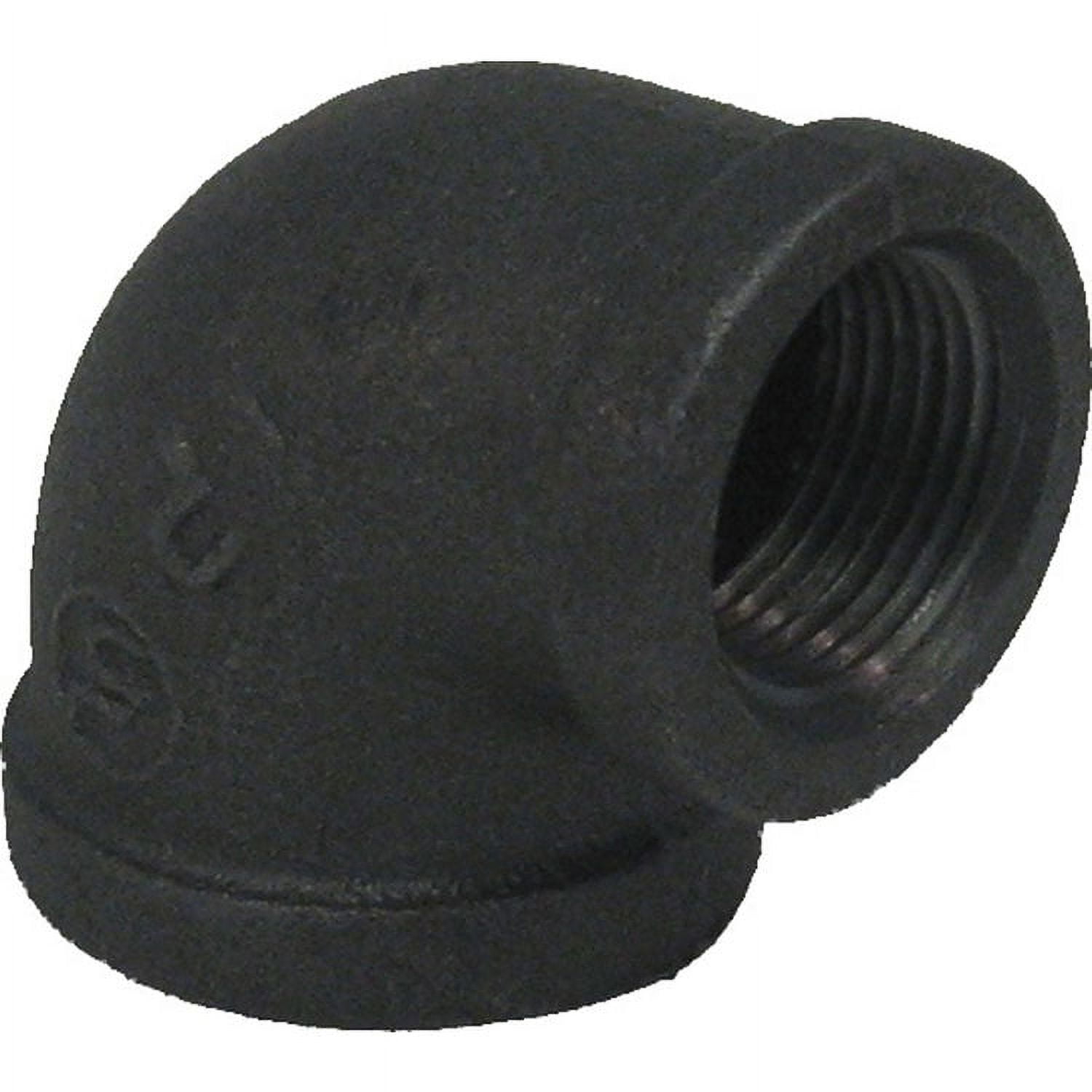 1"x3/4" Black Iron 90deg Elbow - Walmart.com