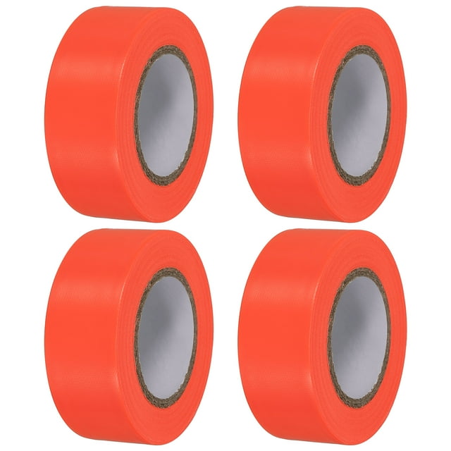 1"x98' PVC Flagging Tape Non-Adhesive Neon Marking Tape for Tree Survey ...
