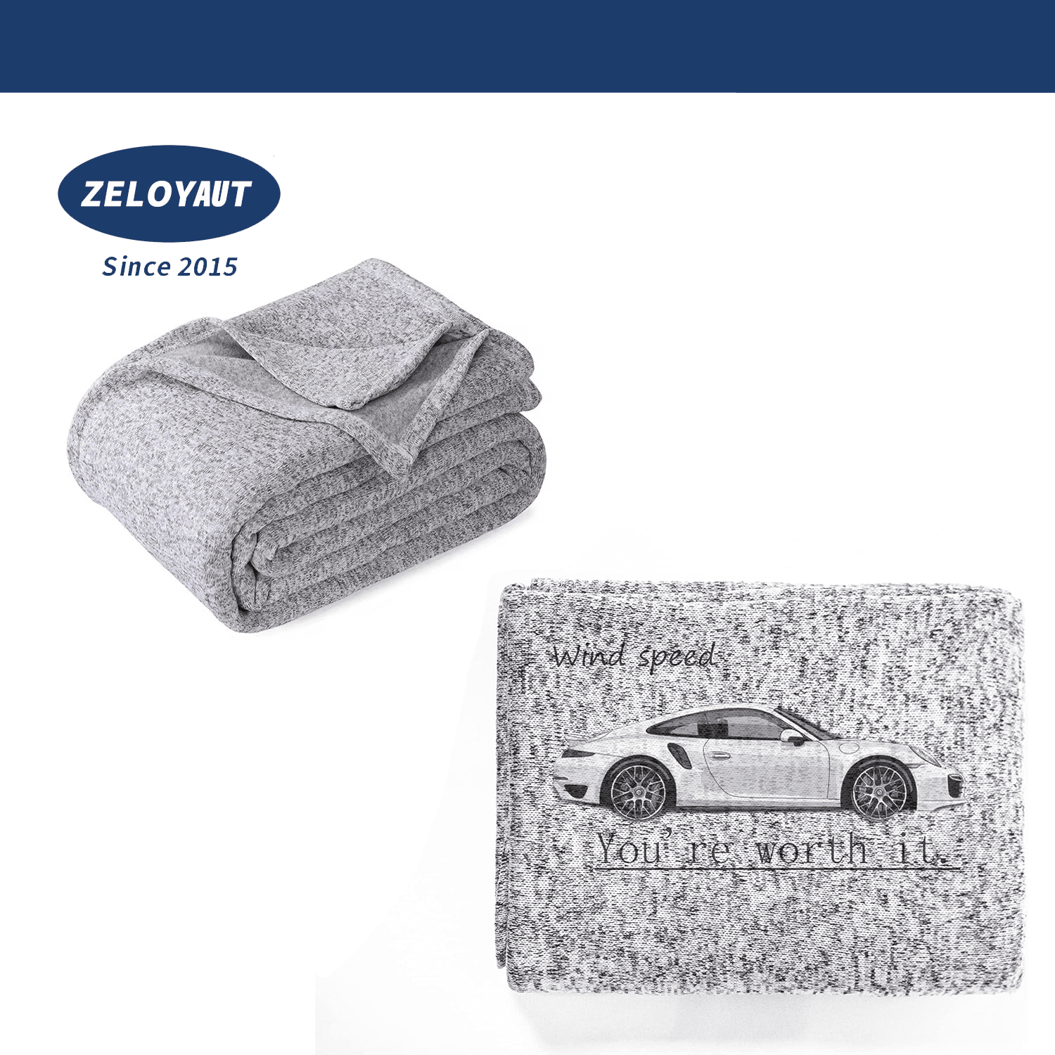 1 xpcs 40" X 30" Sublimation Gray Blanket for Heat Press, Baby Print ...
