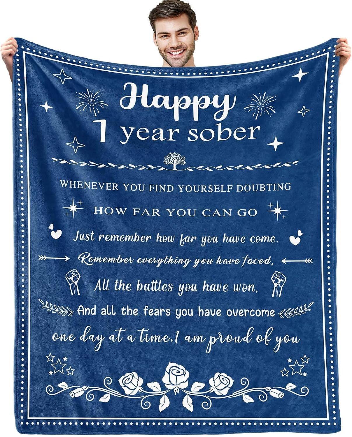 1 year sober gifts for Women and Men, 1 year sobriety gifts for men ...