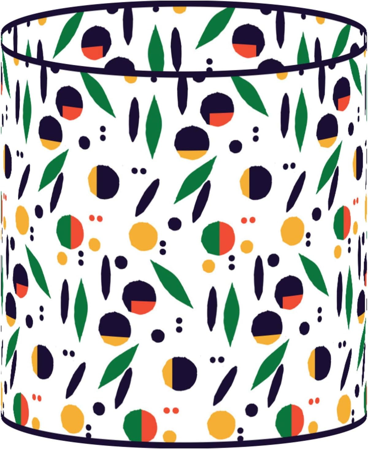 10.00 Inch Table Lamp Shade - Natura Primary Green Canvas Desk ...